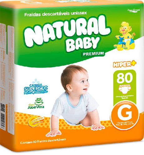 FRALDA NATURAL BABY PREMIUM HIPER G 80UN 4210 – catalogo
